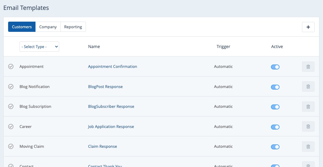 Overview Email Templates Spectrum Inc