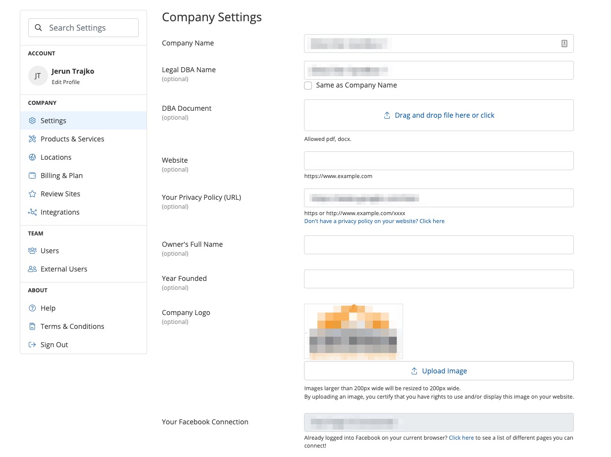 How To Update Your Company Settings PSAI Help How To Update Your Company Settings PSAI Help